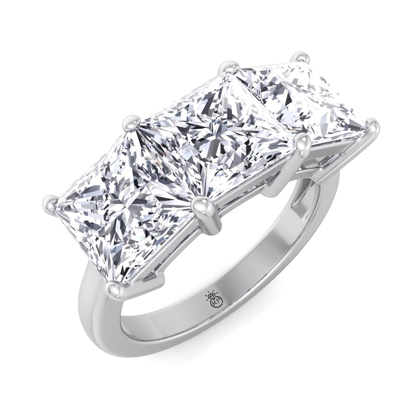 Rodeo - Princess Cut 3 Stone Engagement Ring – The Ring Pal